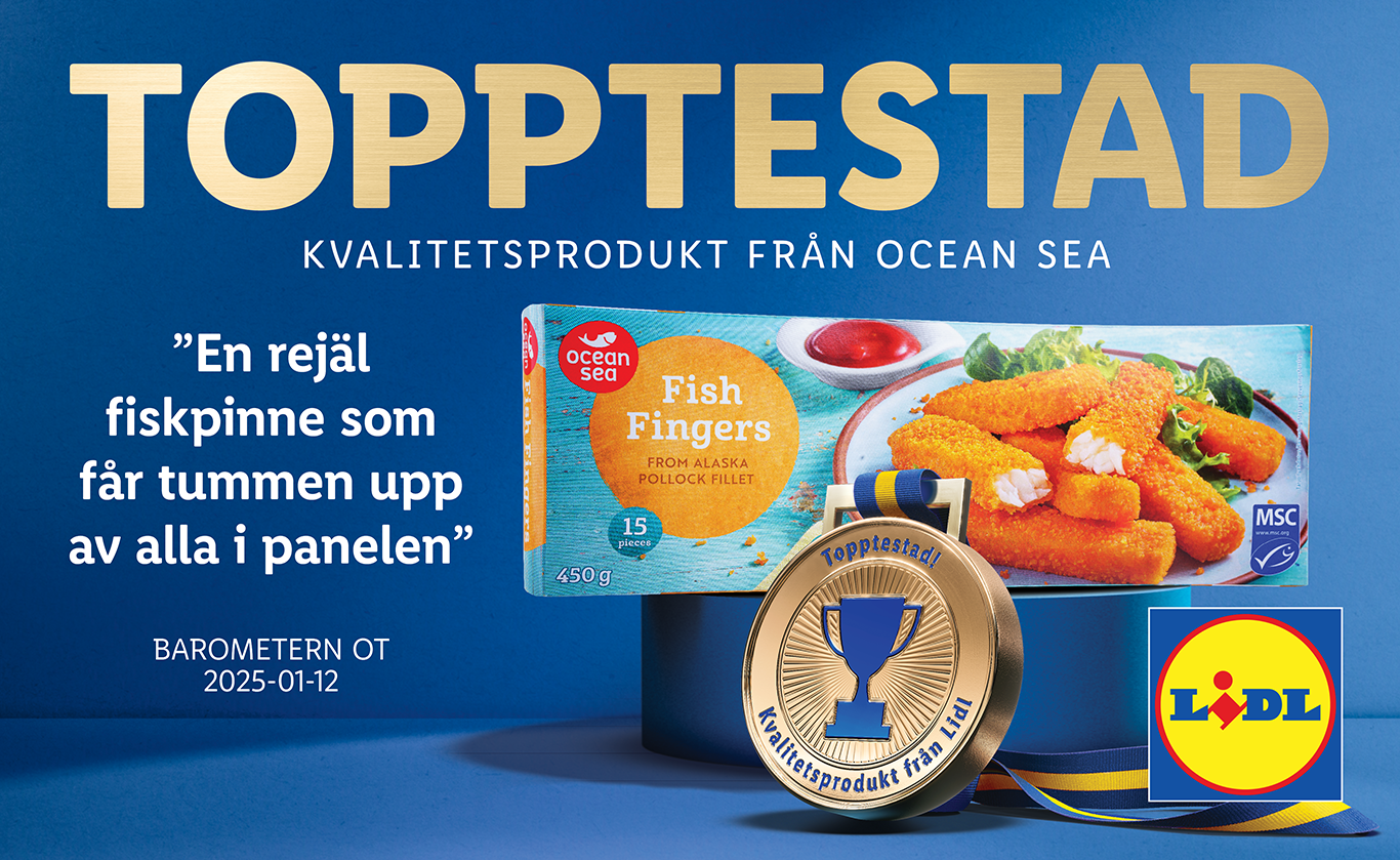 Ocean Sea Fish Fingers från Lidl kammar hem silvermedalj i fiskpinne ...