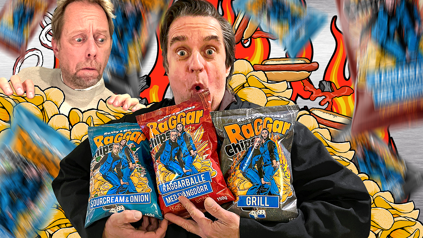 Ronny & Ragge lanserar Raggarchips – ett samarbete med ERT Godis ...