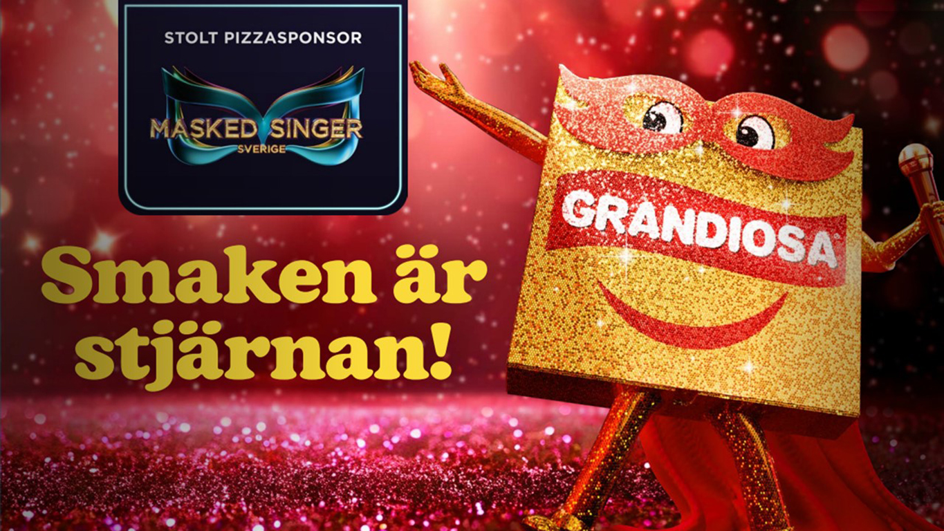 Grandiosa blir ny stolt sponsor av Masked Singer – en perfekt match för ...