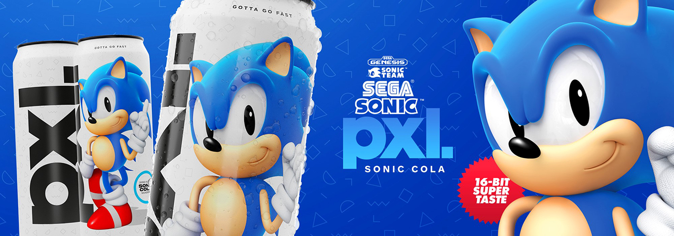 PXL samarbetar med SEGA och släpper Sonic Cola - Fooddayme